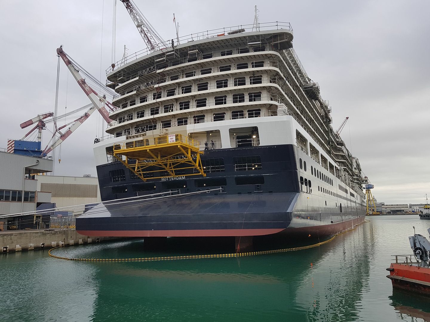 ms Nieuw Statendam Construction Progress